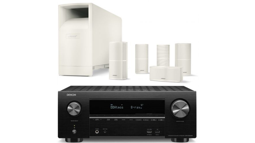 Dàn xem phim Denon AVR-X2500H & Bose Acoustimas 10 Series V: Lựa chọn hoàn hảo cho không gian ...